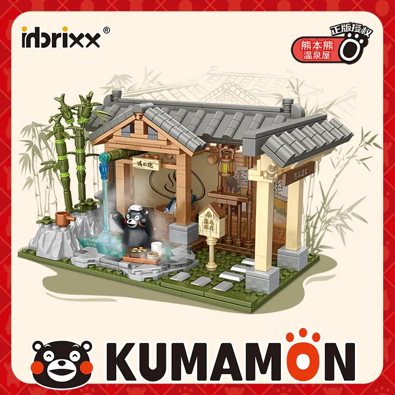 Inbrixx 880009 Kumamoto Bear Onsenya-Afobrick