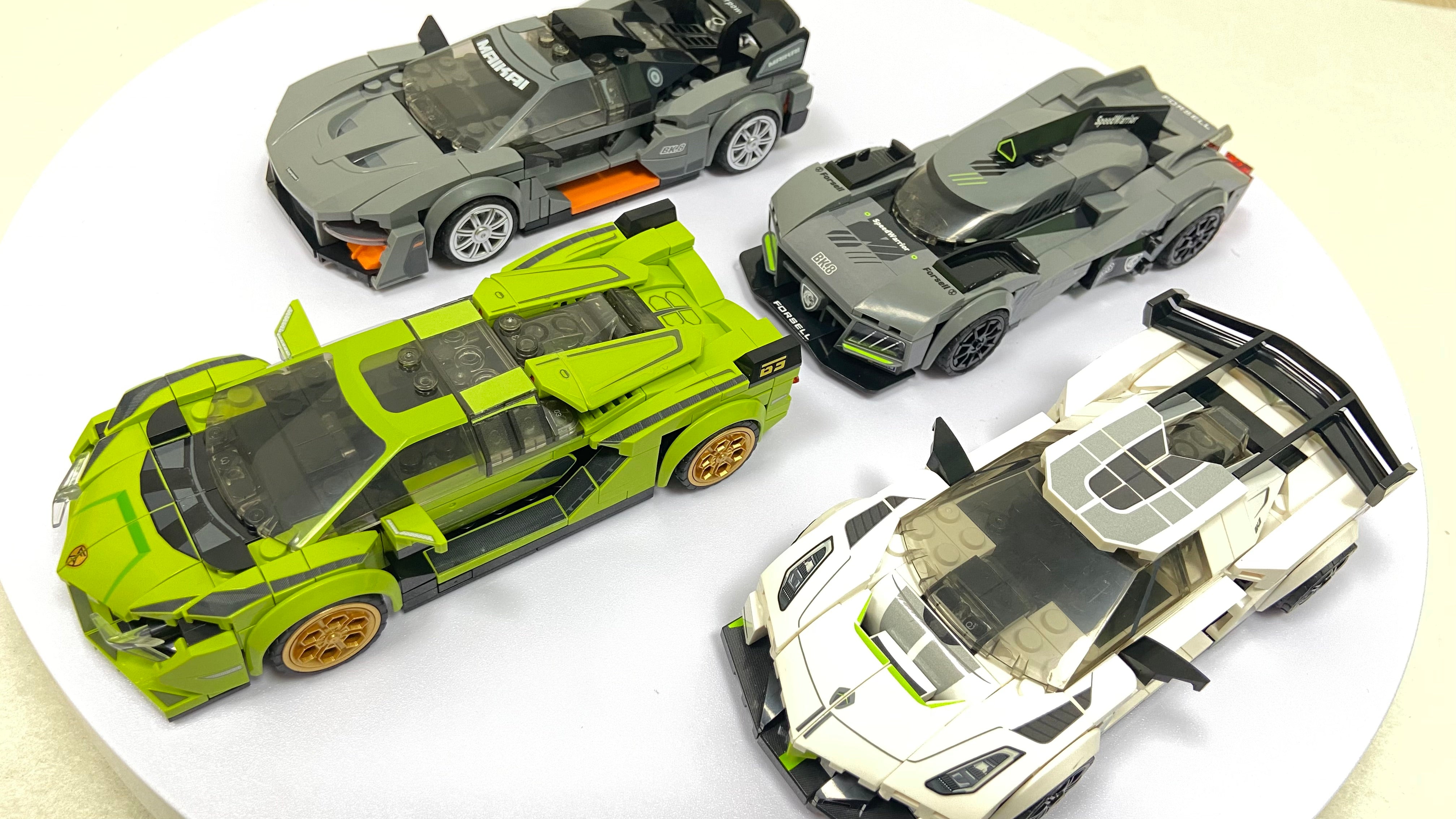 35USD Build 4 Highly Realistic Brick Supercars-Sembo World Famous Car