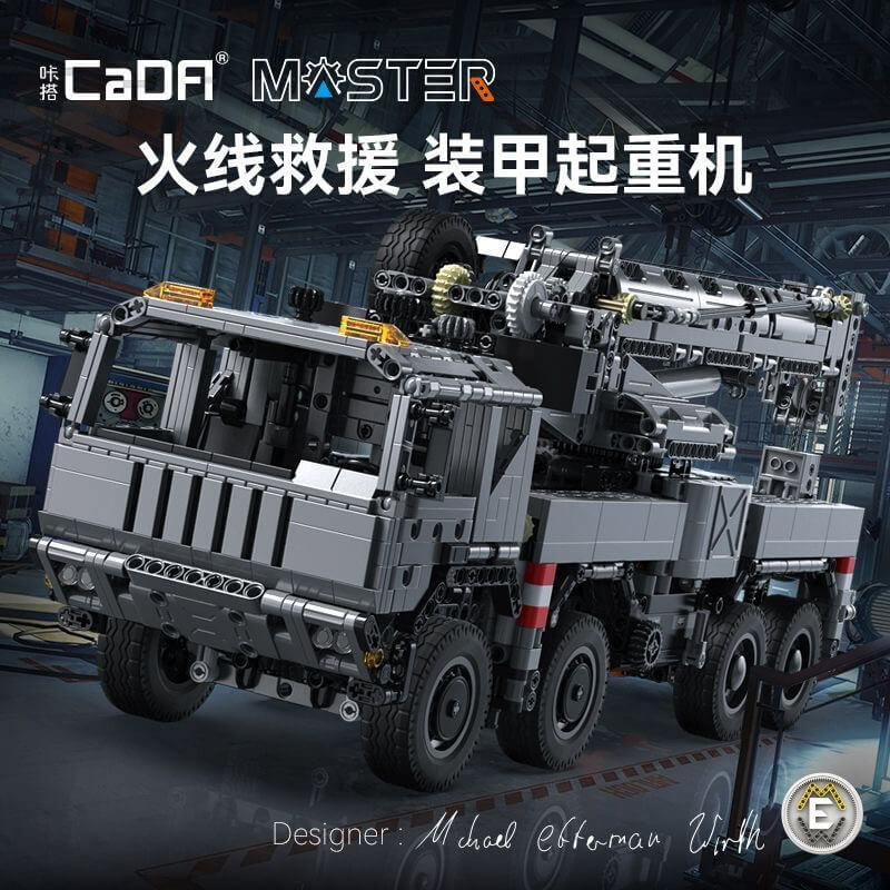 CADA C61507 Military Crane Truck-Afobrick