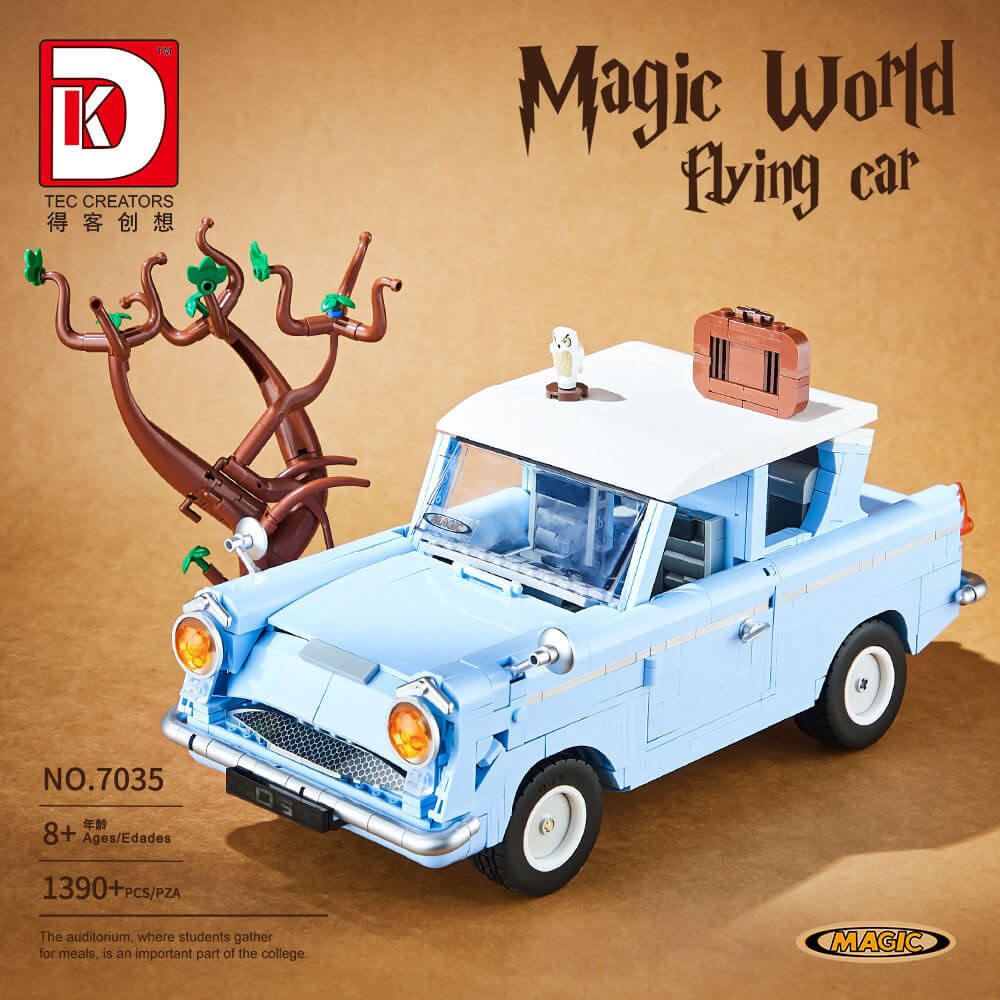 DK 7035 Magic World Flying Car-Afobrick