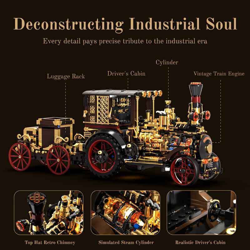 H1003 Retro mechanical steam car