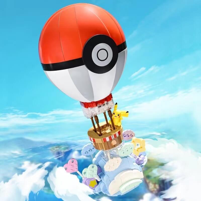 KEEPPLEY K20234 Pokémon Poké Ball Hot Air Balloon-Afobrick