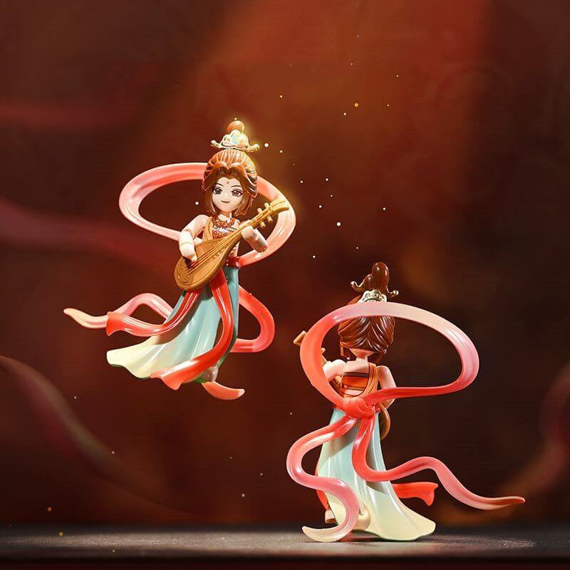 Keeppley K21405 Dunhuang Flying Dancer Screen Ornament-Afobrick