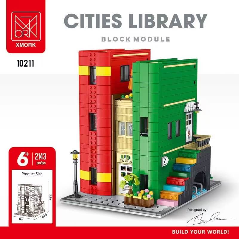Mork Model 10211 Cities Library-Afobrick