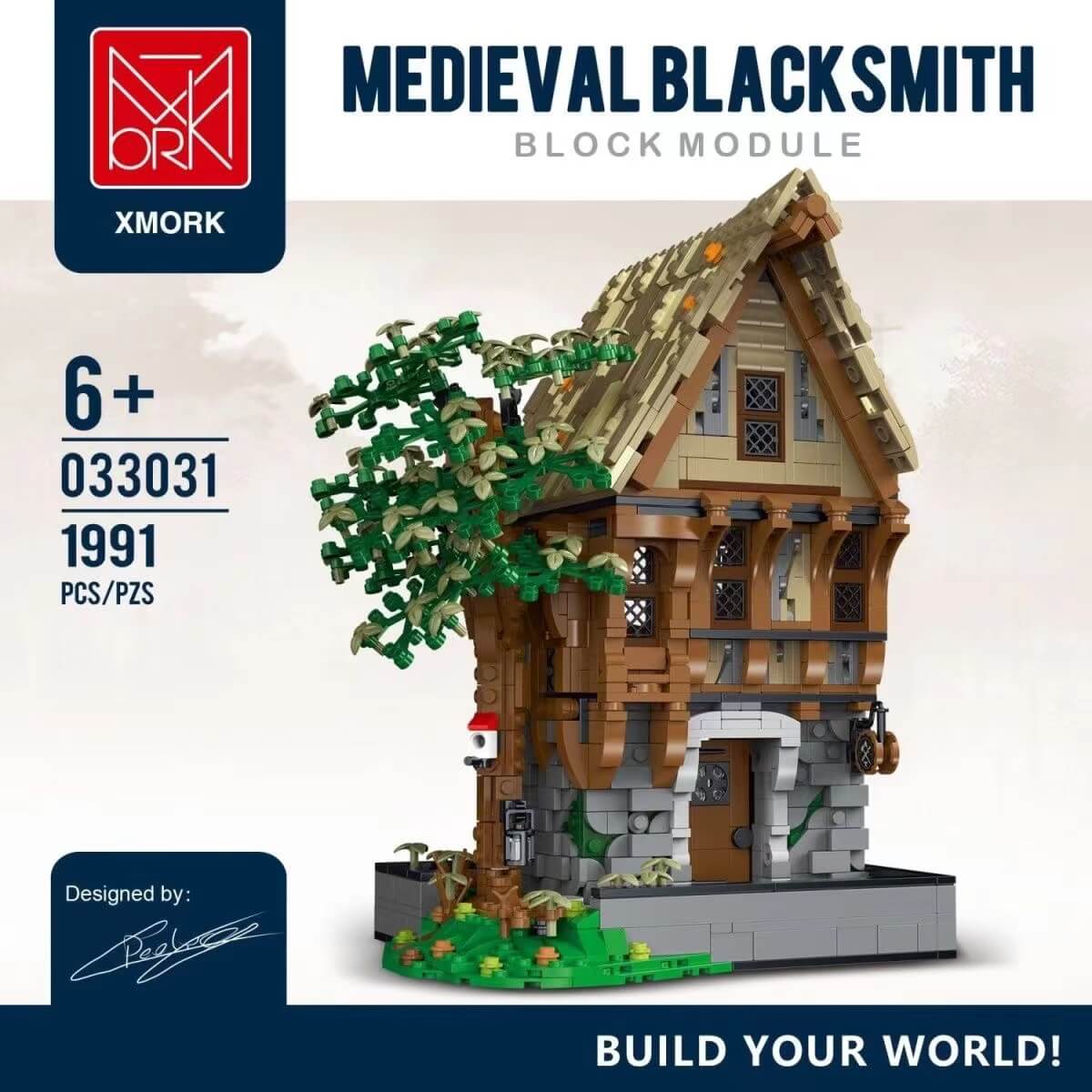Mork Model New Medieval Architecture Series-Afobrick