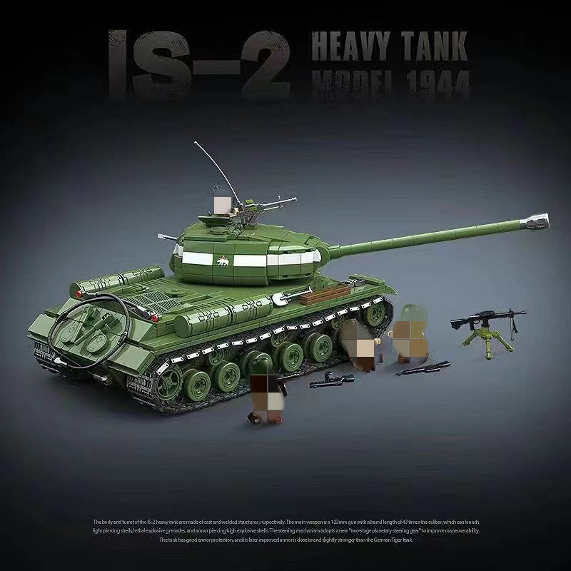 QUANGUAN 100249 IS-2 Heavy Tank Model 1944-Afobrick
