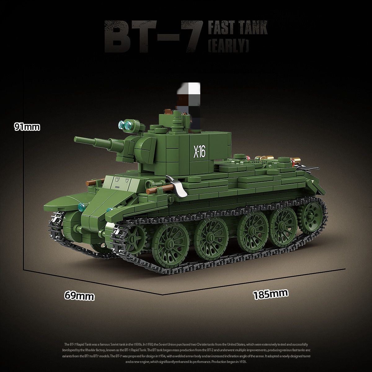 Quanguan 100290 BT-7 Fast Tank (Early)-Afobrick