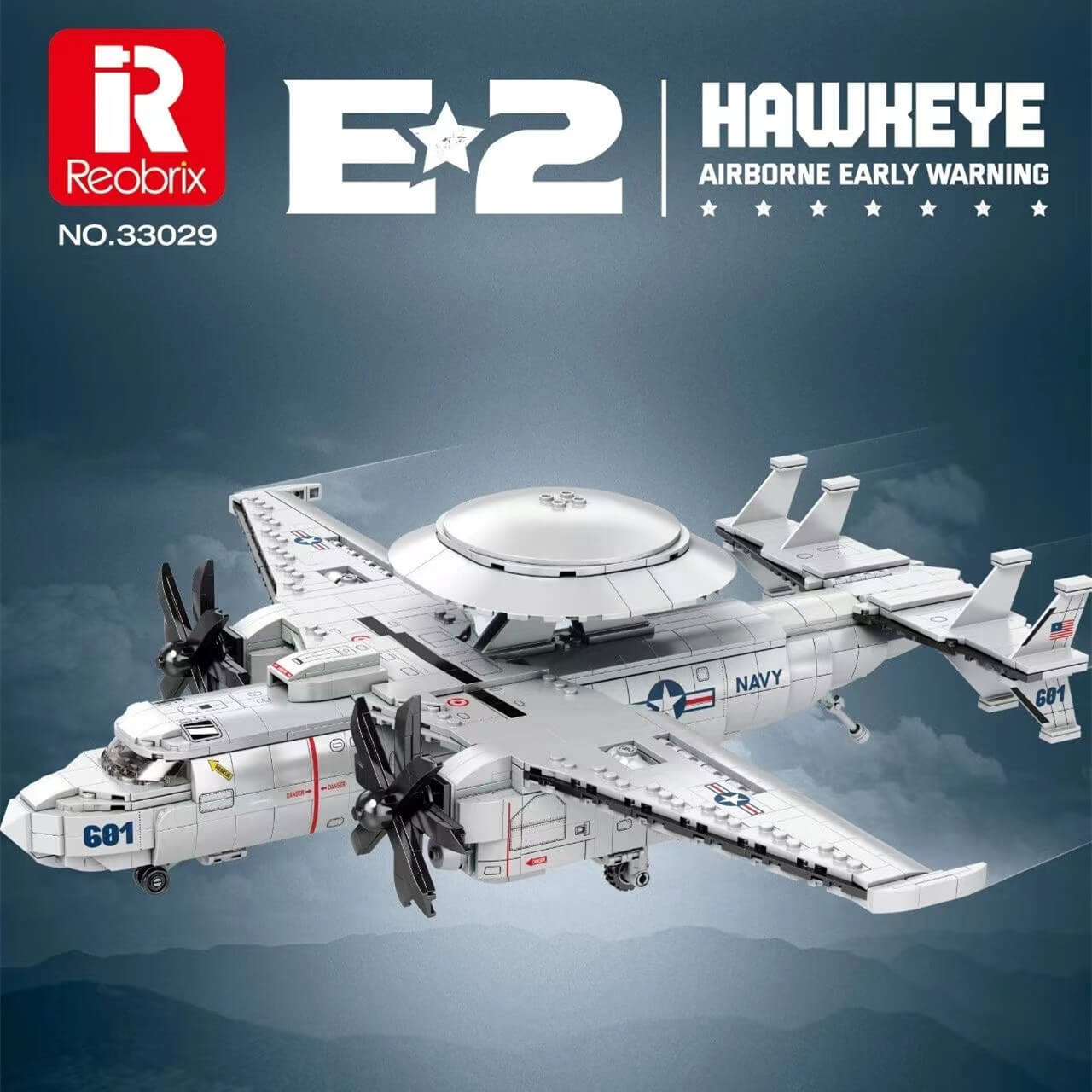 Reobrix 33029 Northrop Grumman E-2 Hawkeye-Afobrick