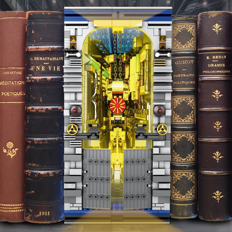 Reobrix 66038 U-Boat Submarine Factory Bookend-Afobrick