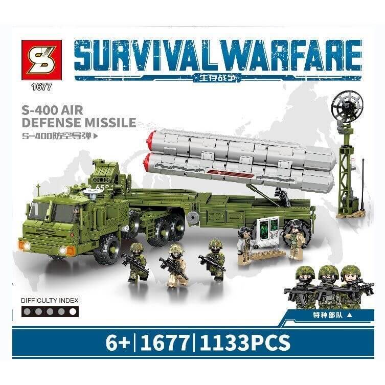 SY BLOCK 1677 S-400 Air Defense Missile-Afobrick