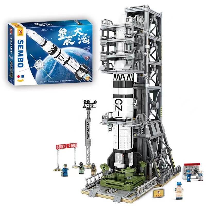 Sembo 203306 Dongfanghong artificial satellite launcher-Afobrick