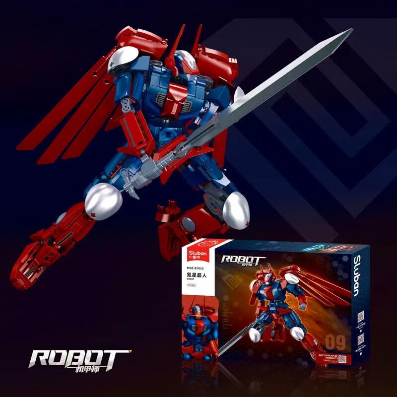 Sluban Robot kryptonian superman-Afobrick