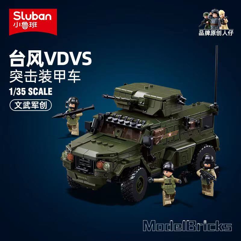 Sluban Typhoon VDVS Armored Vehicle-Afobrick