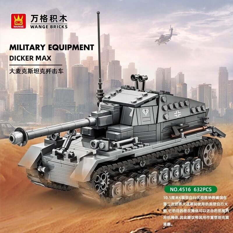 WANGE 4516 Dicker Max Tank Destroyer-Afobrick