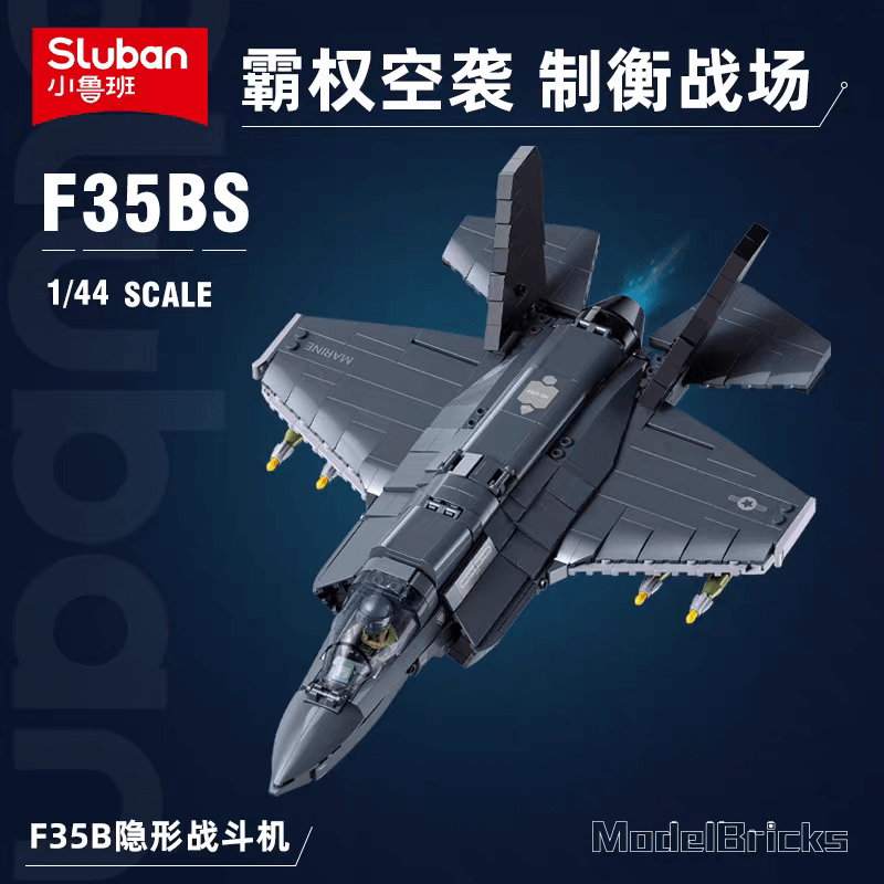 Sluban F35-BS stealth fighter