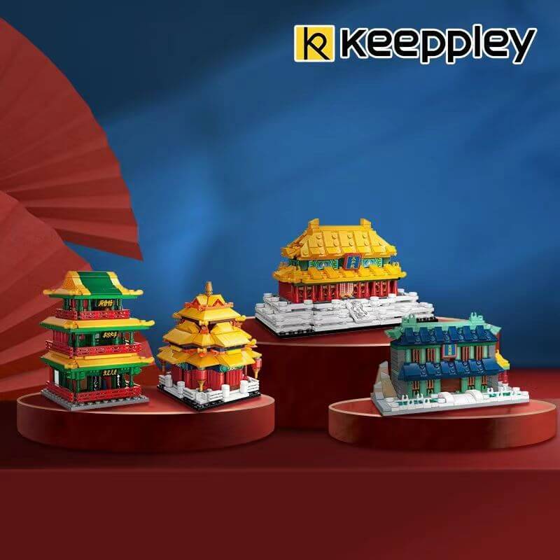 Keeppley Mini Palace Museum building 4 in 1-Afobrick